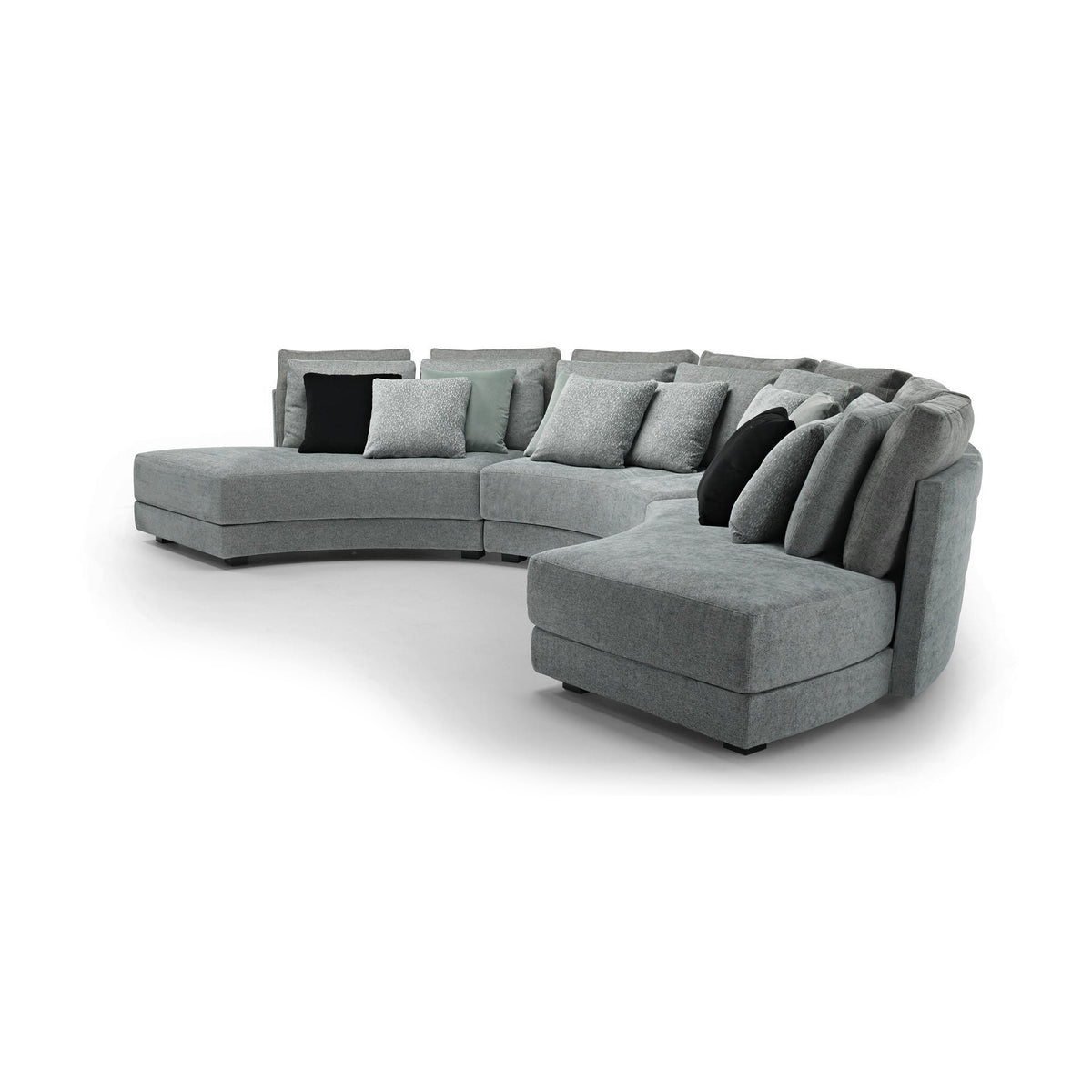 Black & More Round Modular Sofa | Sovereign Interiors